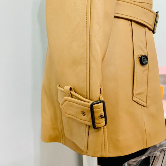 Coach | Jackets & Coats | Coach Dylan Soft Leather Trench Coat | Poshmark